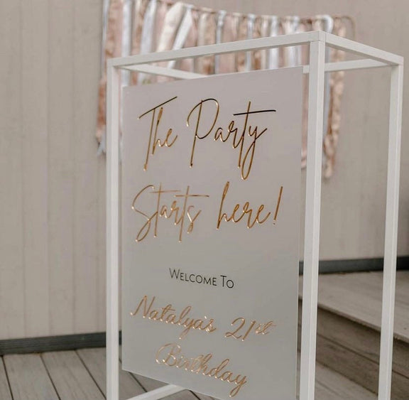 Party Entrance Sign – Maison Creations Ltd